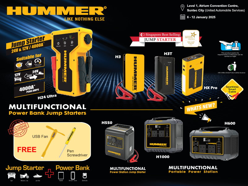 Singapore Motorshow 2025 | 9 - 12 January 2025 - Suntec Singapore